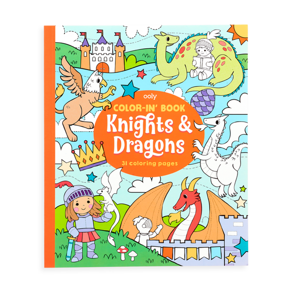 knights and dragons coloring pages