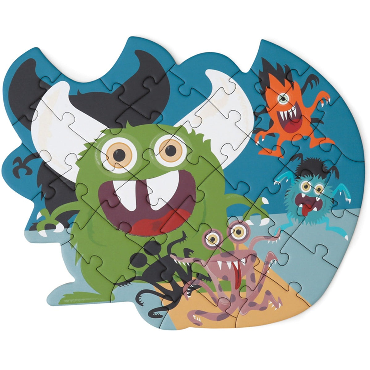 Scratch USA Contour Compact Puzzle - Monsters – The Little Kiwi Co